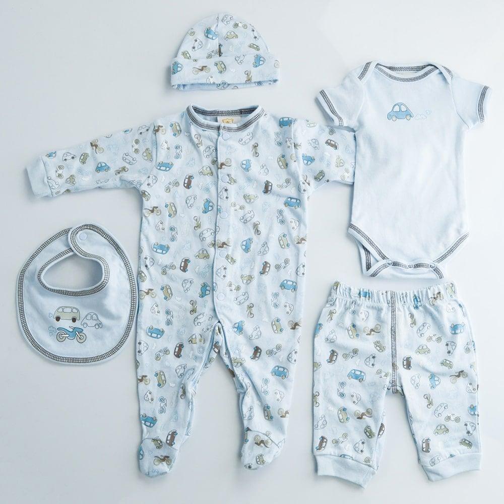 5 Piece Baby Layette Set — Goldtex