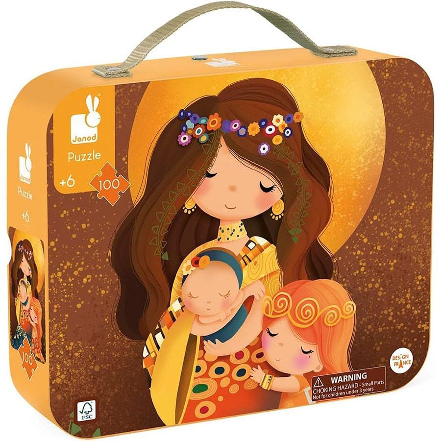 Janod Kids Jigsaw Puzzle of 100 Pieces - Inspired by Klimt — Goldtex