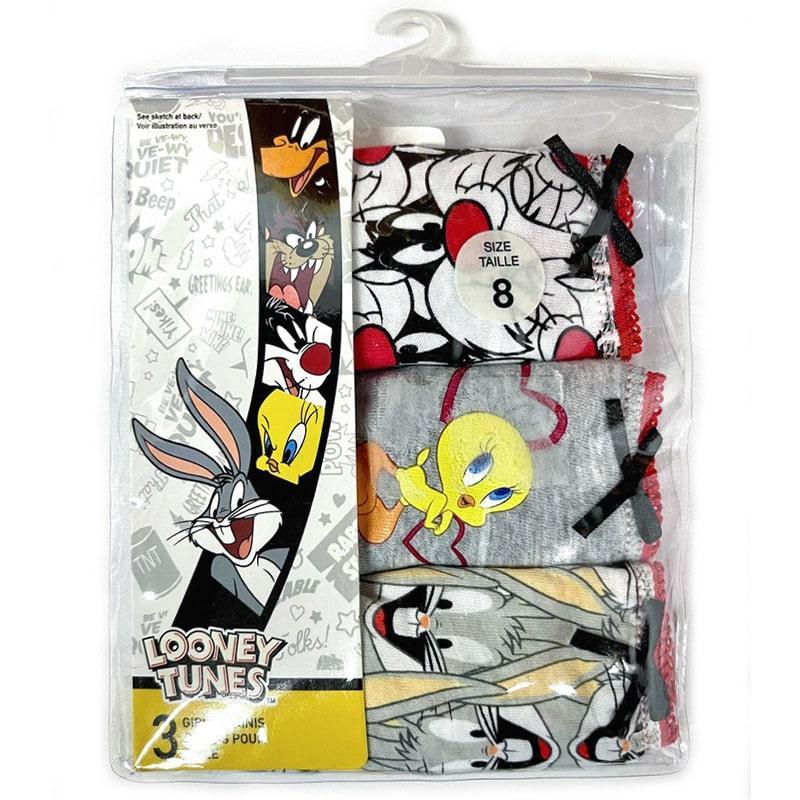 Jellifish Girls Looney Tunes Underwear - 3 Pack — Goldtex