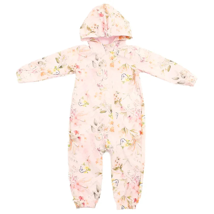 M.I.D. Baby Floral One-Piece – Midweight Suit 6M–24M | Goldtex