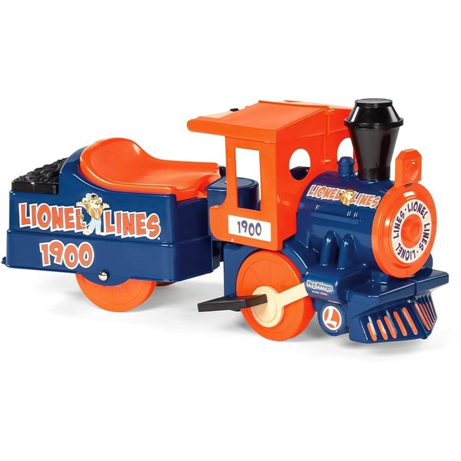 Peg Perego Lionel Lines Toddler Ride On Train | 6 Volt | Blue — Goldtex