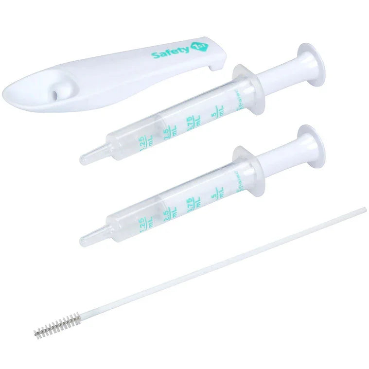 Safety 1st | Fuss Free medicine Spoon & Seringe Set | Goldtex