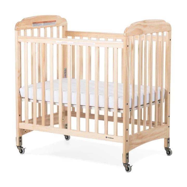 Foundations Serenity Fixed Side Compact Crib – Slatted Infant Crib ...